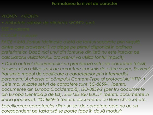 Info an 2 introducere in html | PPT