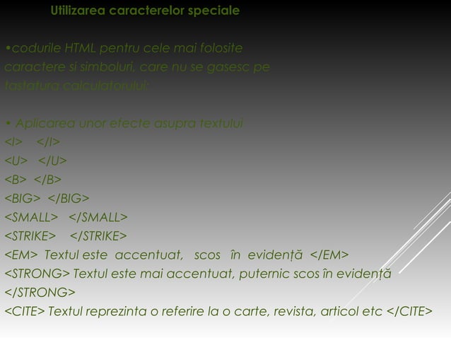 Info an 2 introducere in html | PPT
