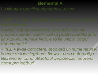 Info an 2 introducere in html | PPTX