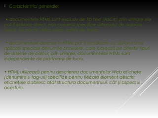 Info an 2 introducere in html | PPT
