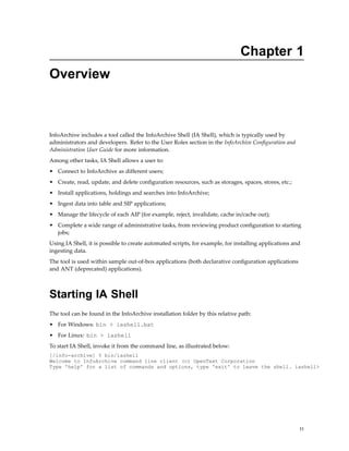 Info archive 16.4 infoarchive shell guide | PDF