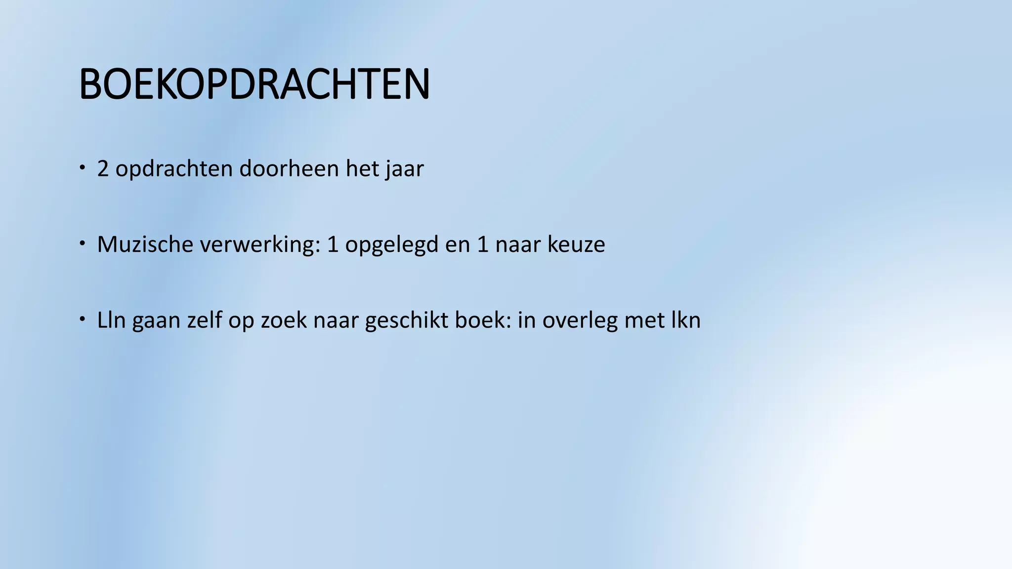 Infoavond powerpoint 6de lj | PPTX