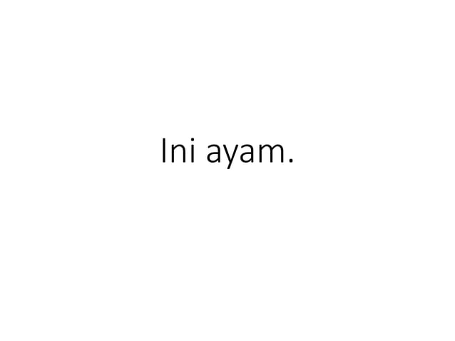 Info tentang haiwan yang bernama ayam.pptx