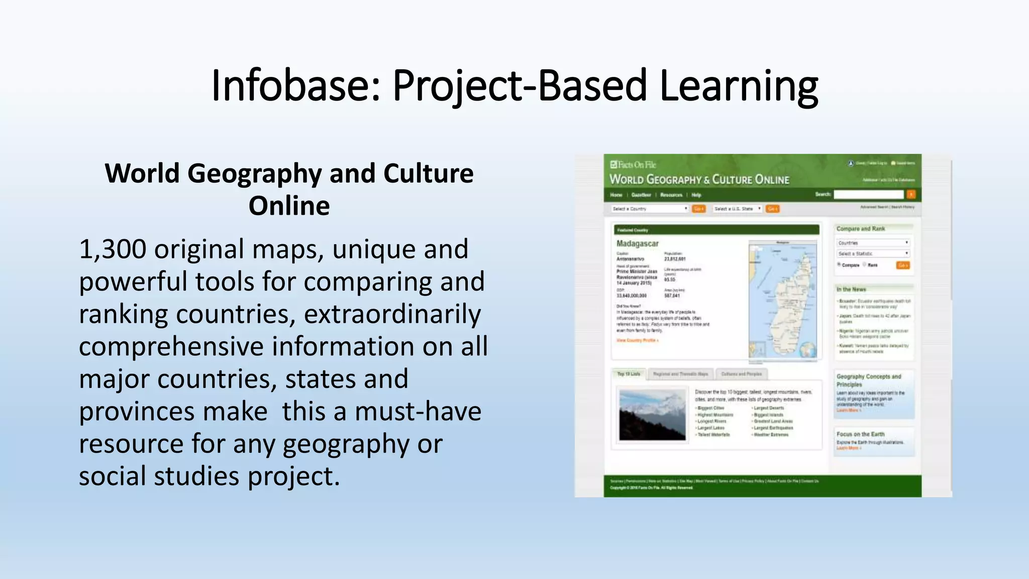 Infobase and teaching strategy | PPTX