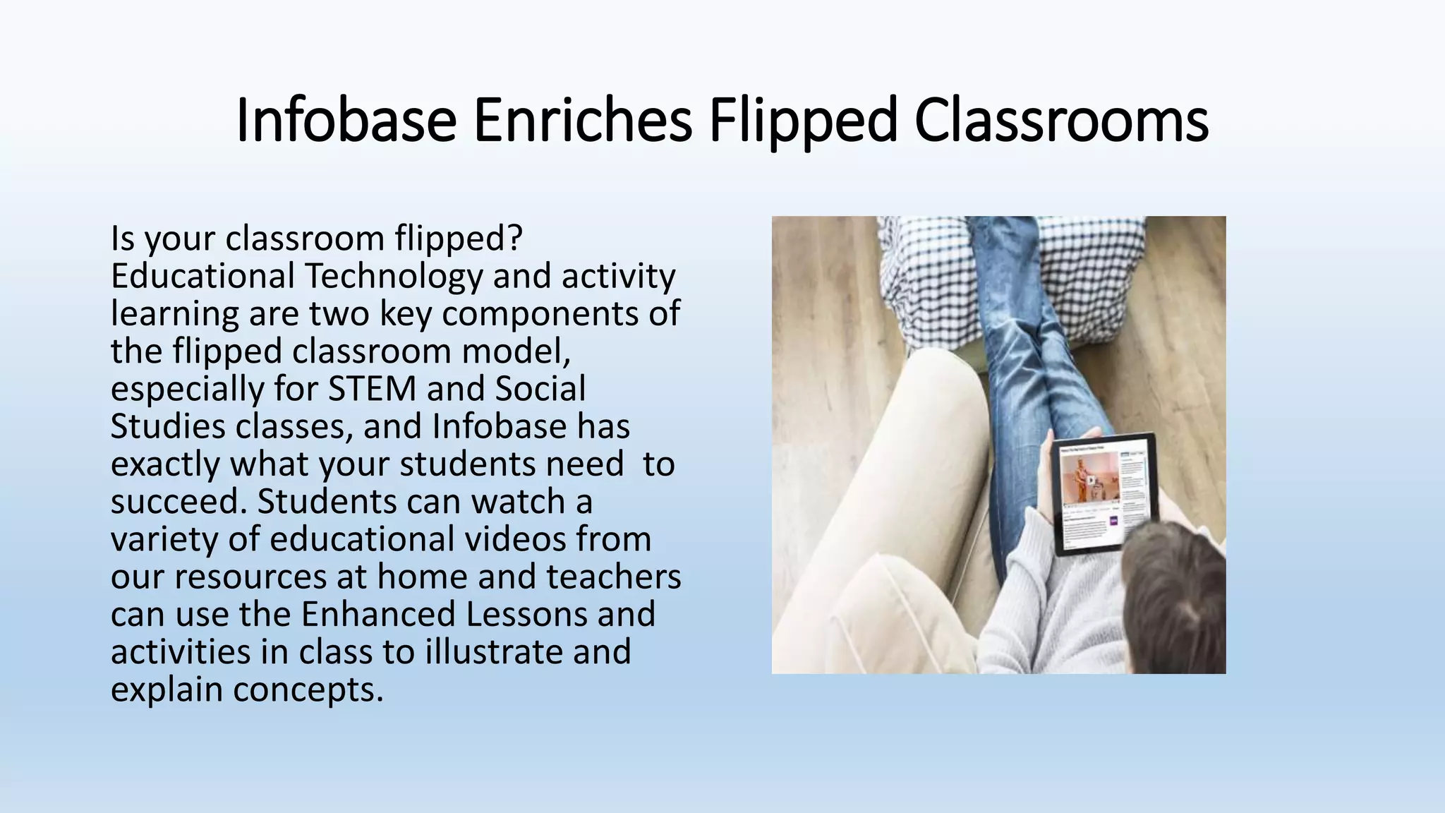 Infobase and teaching strategy | PPTX