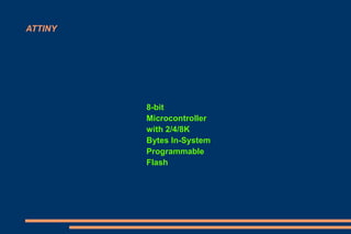 Información de microcontrolador attiny85 | PPT