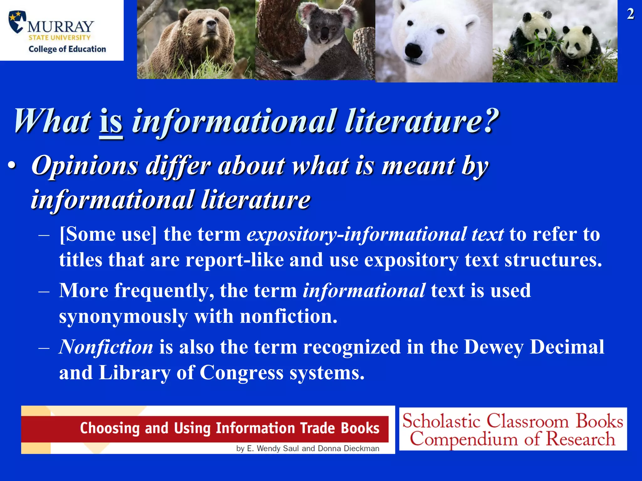 Informational and biographical literature | PDF