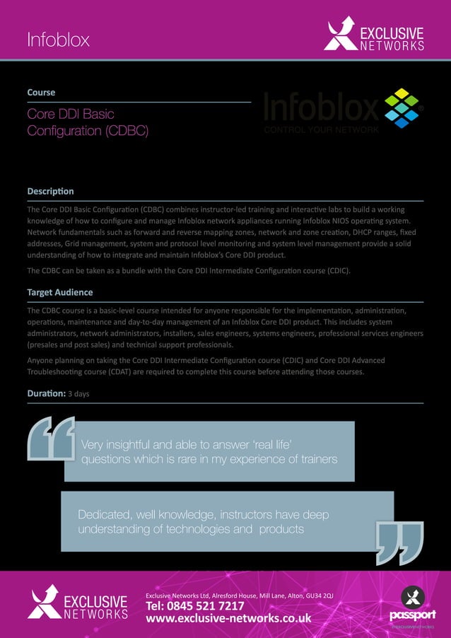 Infoblox core ddi basic_configuration_cdbc | PDF | Computer Networking ...