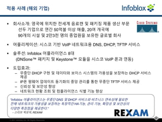 Infoblox dhcp ipam-dns 소개자료 | PPTX