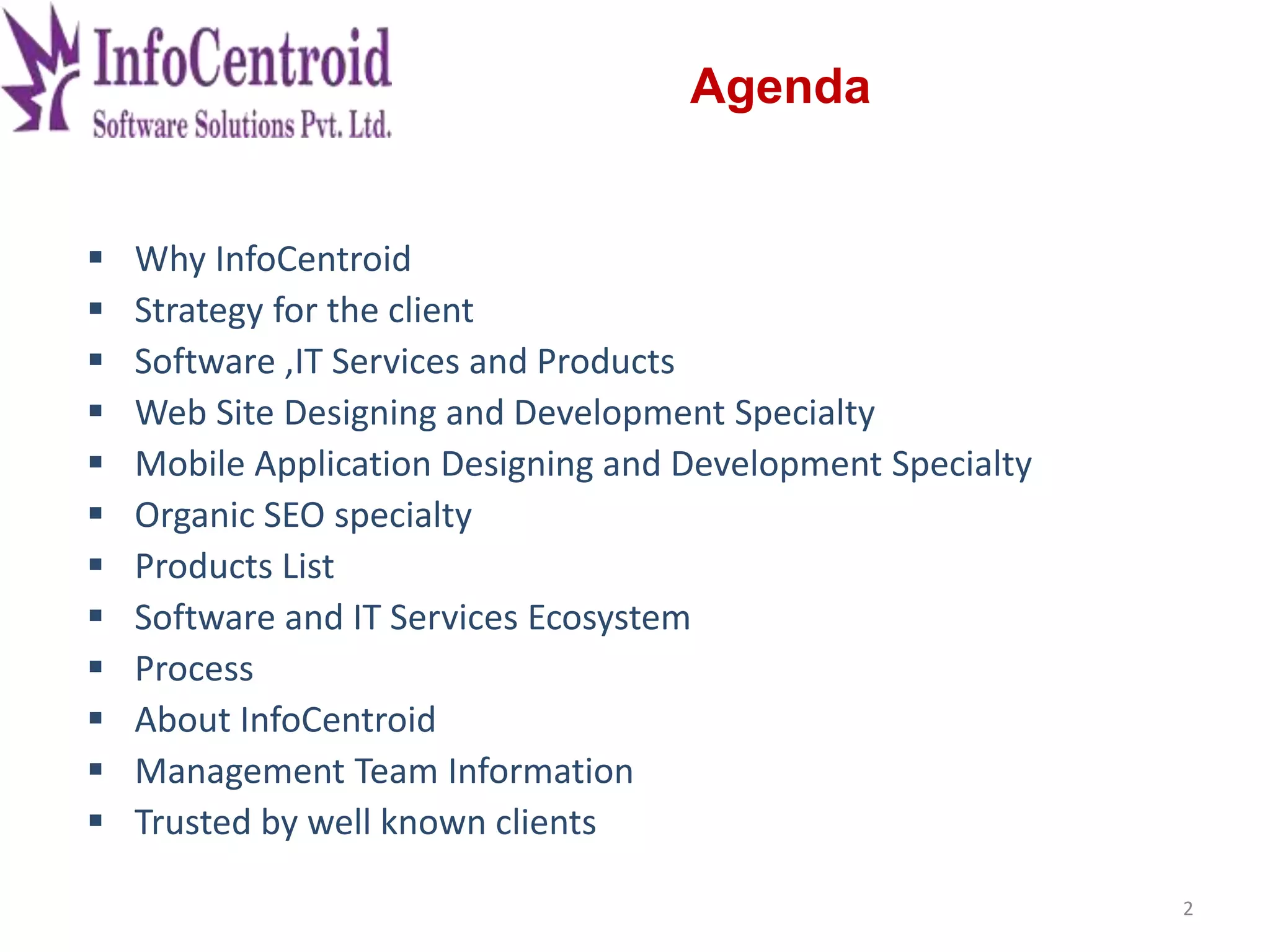 InfoCentroid Software Solutions Pvt. Ltd.| InfoCentroid | PPT