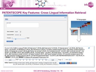 The Addition of Chemical Search Capabilities to PATENTSCOPE: Turning a ...