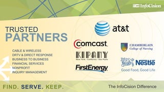 InfoCision - FIND SERVE and KEEP Your High-value Customers for Life | PPT