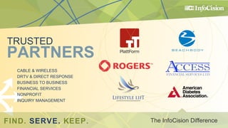 InfoCision - FIND SERVE and KEEP Your High-value Customers for Life | PPT