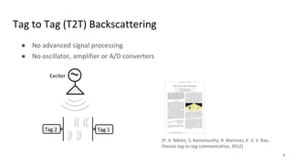 Multi-hop backscatter Tag-to-Tag Networks | PPT