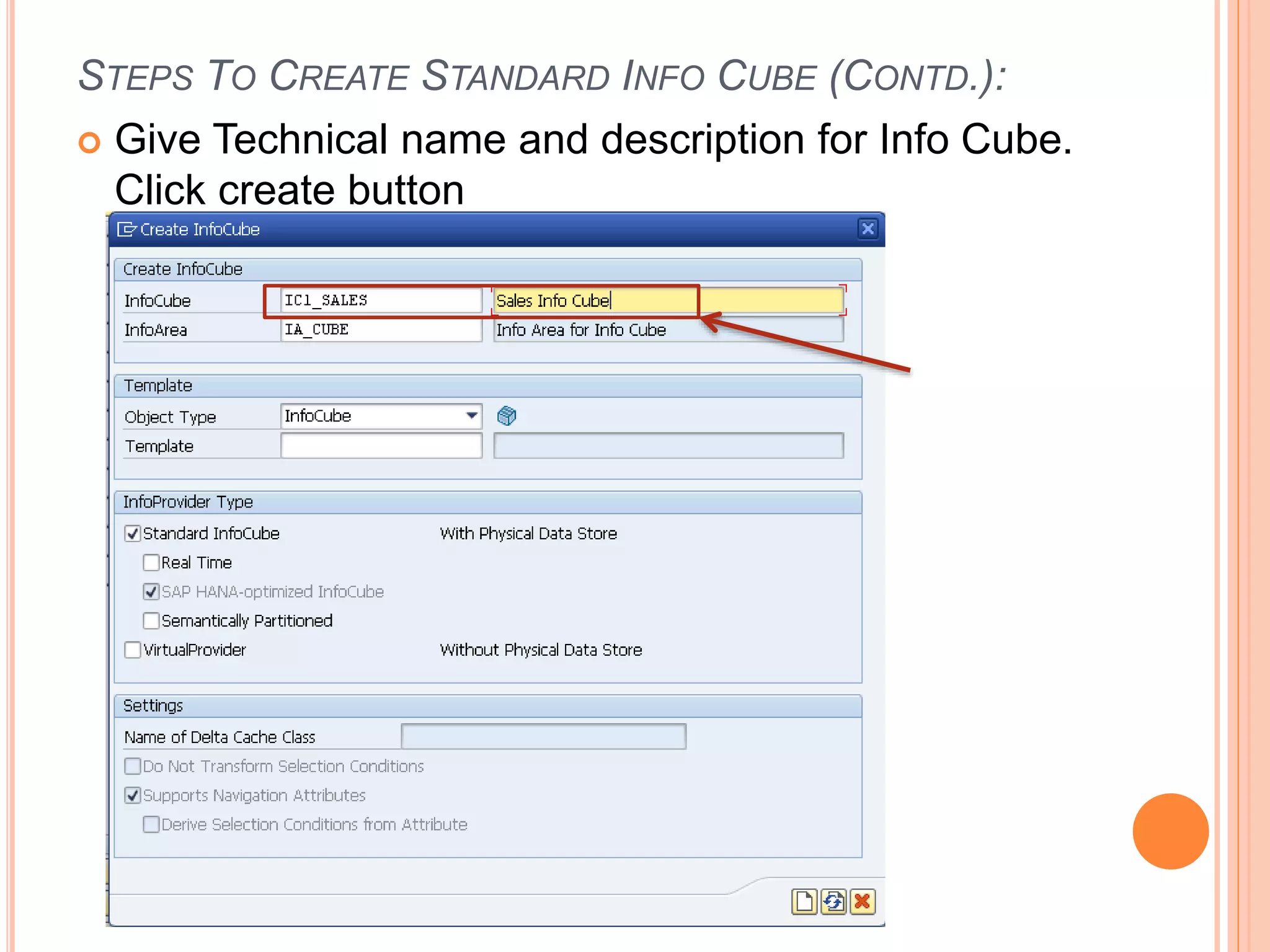SAP BW - Info cube | PPTX