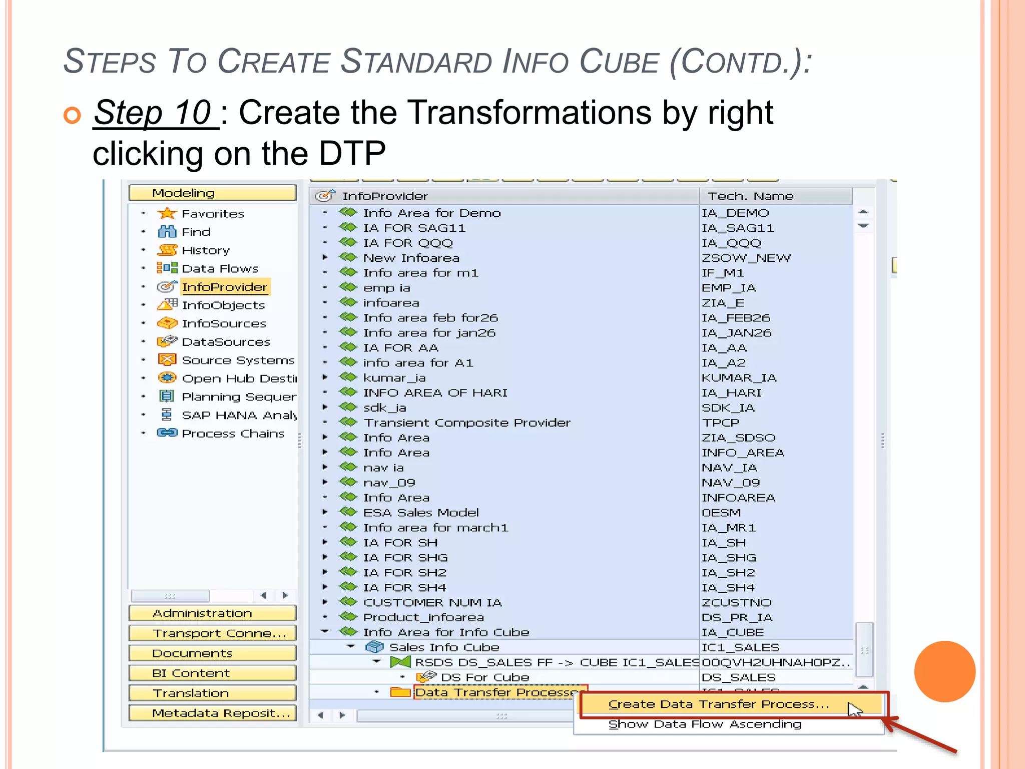 SAP BW - Info cube | PPTX