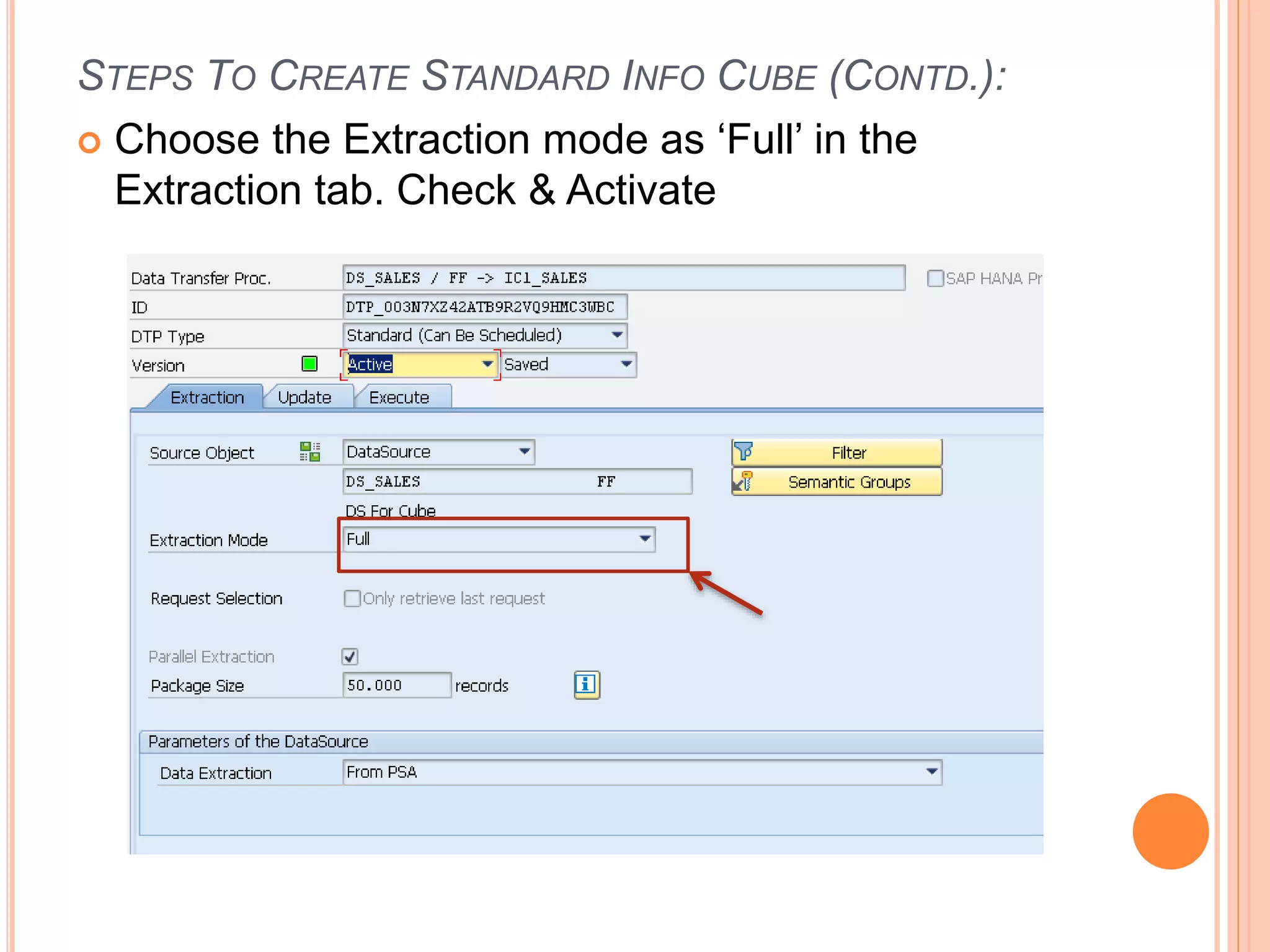 SAP BW - Info cube | PPTX