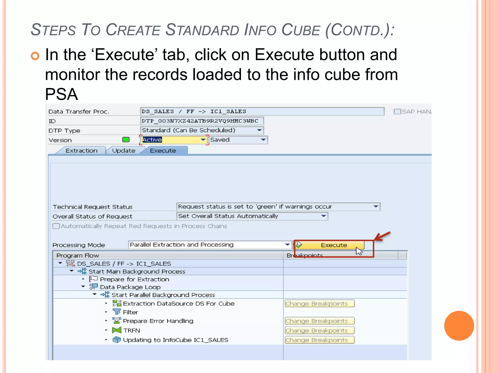 SAP BW - Info cube | PPTX