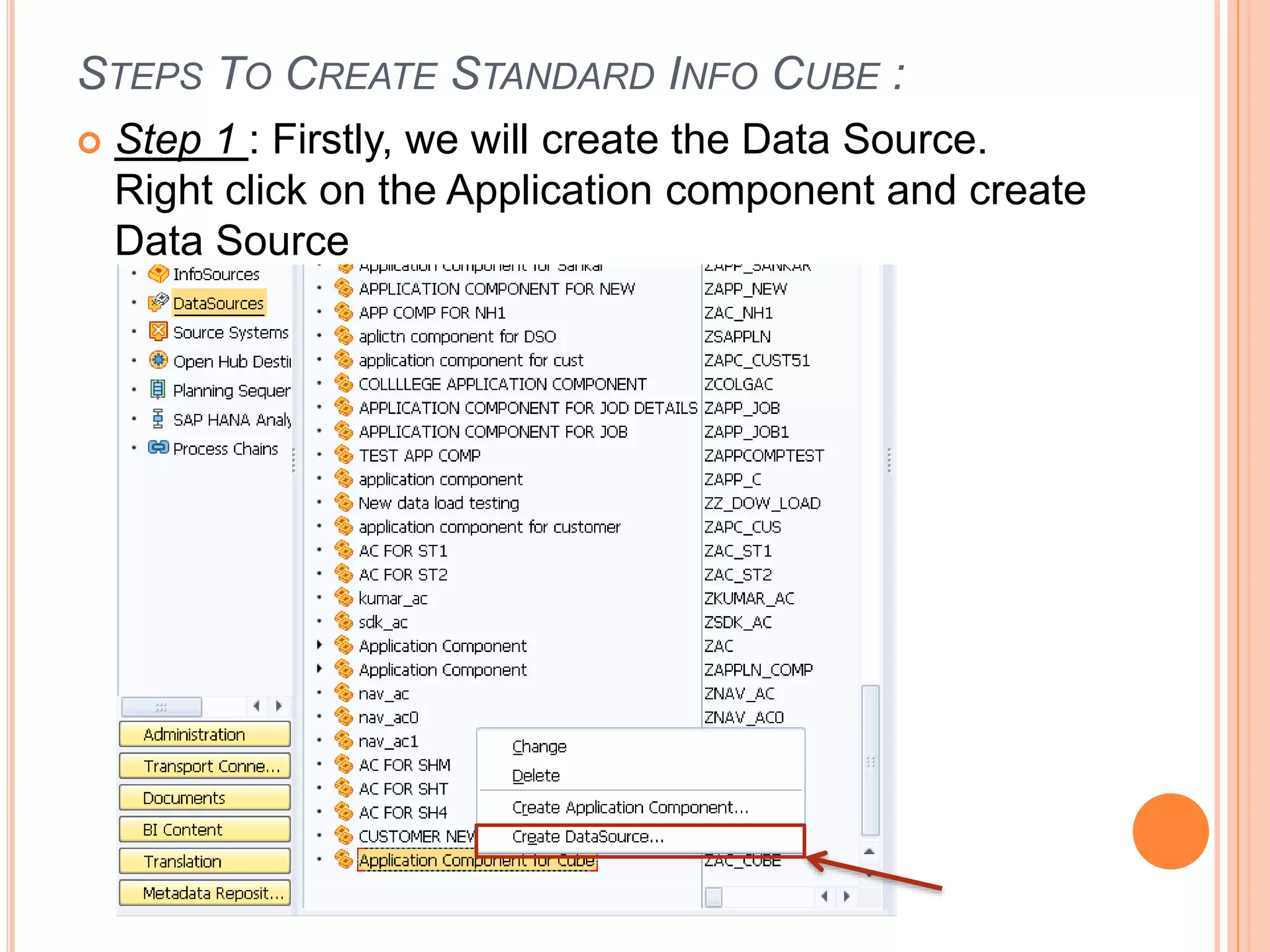 SAP BW - Info cube | PPTX