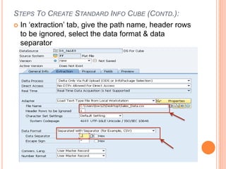 SAP BW - Info cube | PPTX
