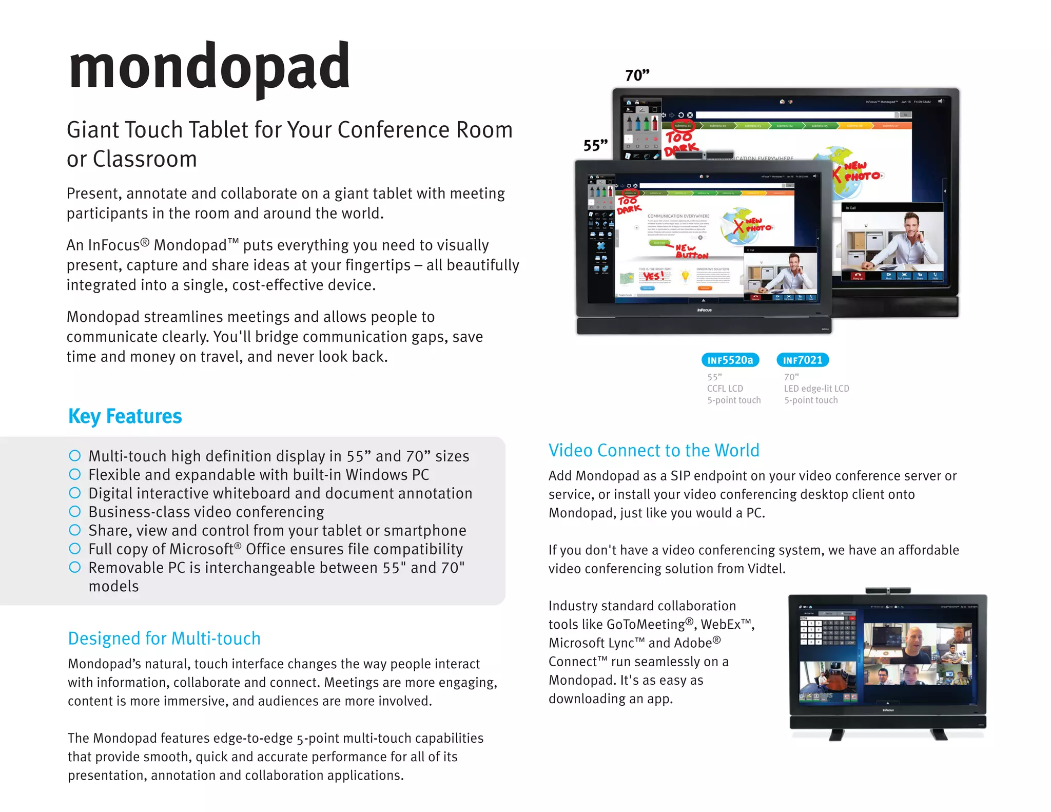 InFocus Mondopad | PDF