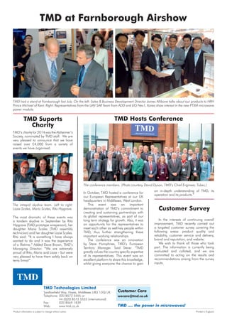 TMD Technologies In focus 33 | PDF