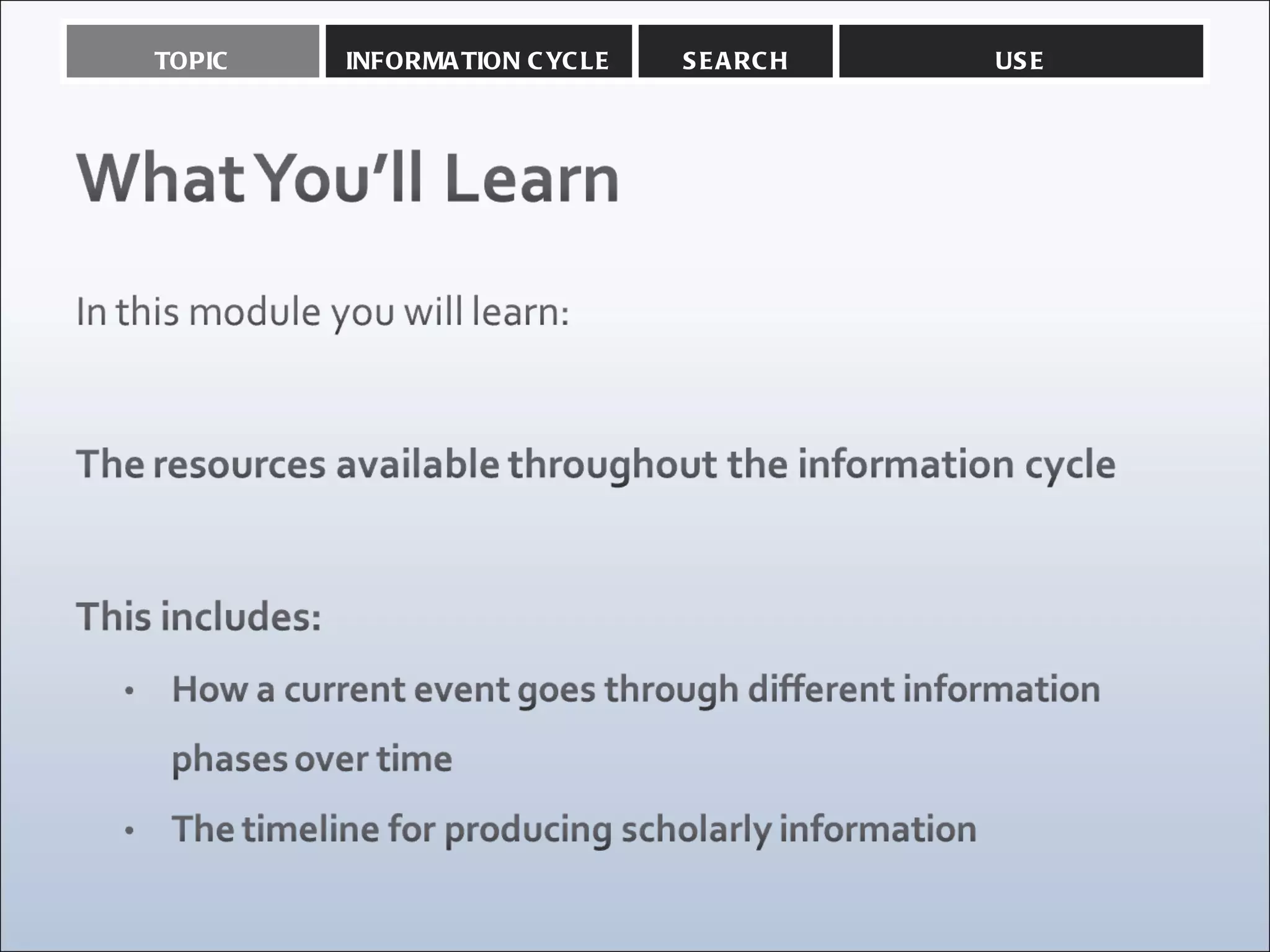 The Information Cycle | PPT