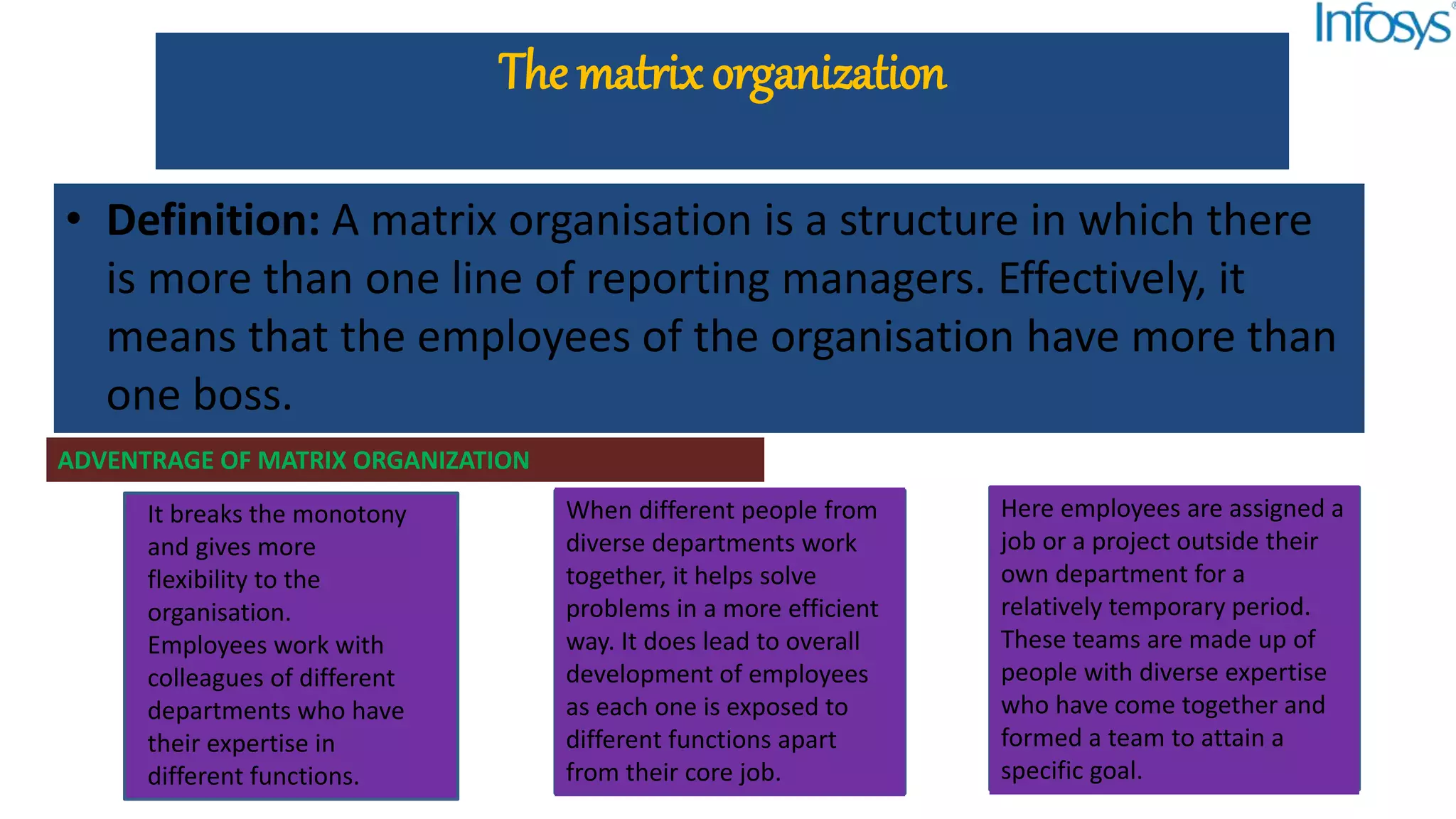 Infosys h.r organization structure | PPTX
