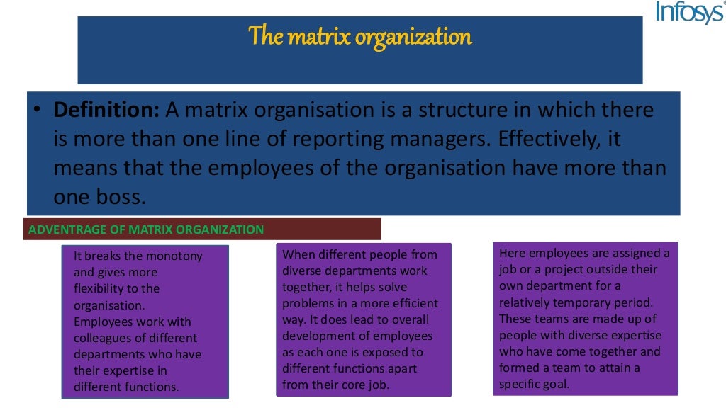 Infosys h.r organization structure