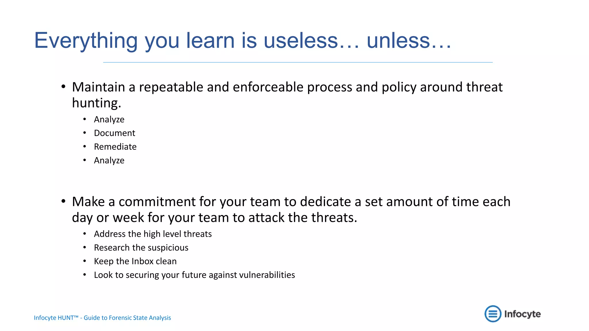 Threat Hunting 101: Intro to Threat Detection and Incident Response | PPT Threat Hunting 101: Intro to Threat Detection and Incident Response | PPT