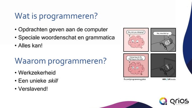Infodag ict programmeren | PPT
