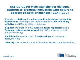 Nature based solutions for urban and territorial resilience | PPT