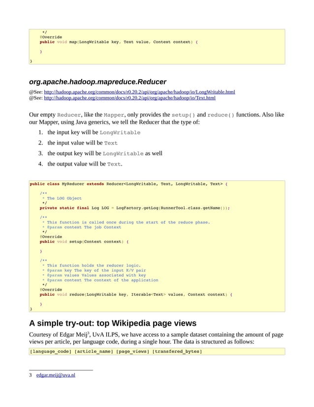 Hadoop Hackathon Reader | PDF