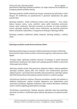 Sazininga prekyba - fair trade | PDF