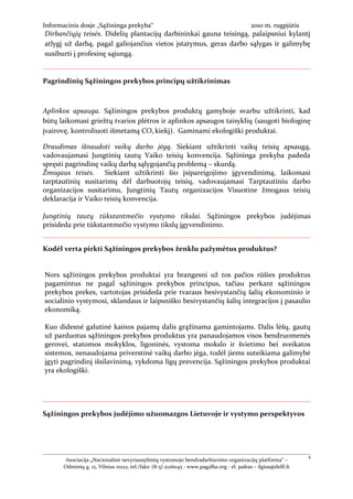 Sazininga prekyba - fair trade | PDF