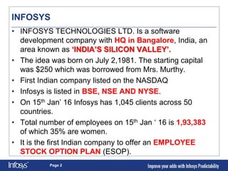 Infosys | PPTX
