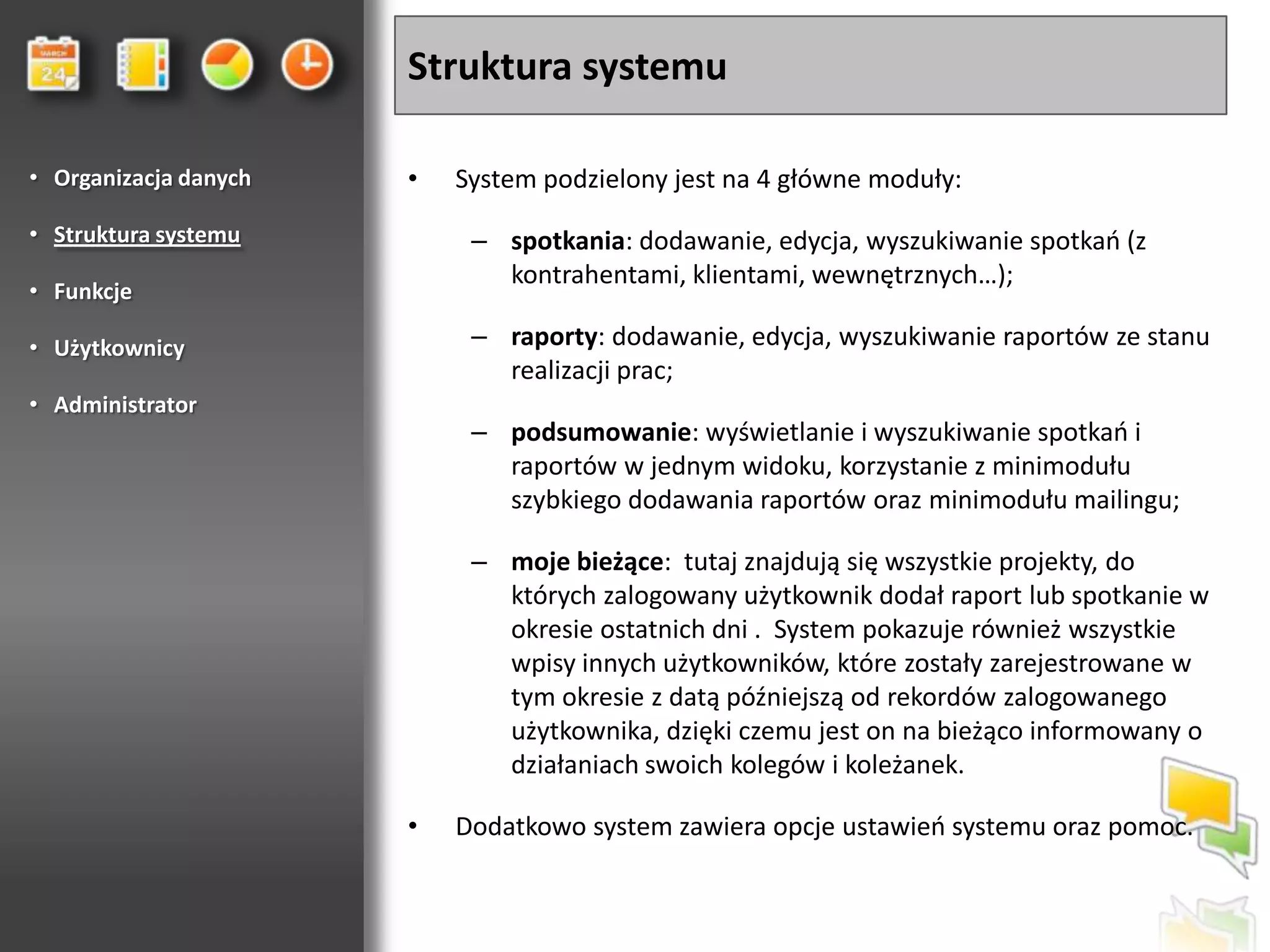 infoFLOW - struktura systemu i funkcje | PPT