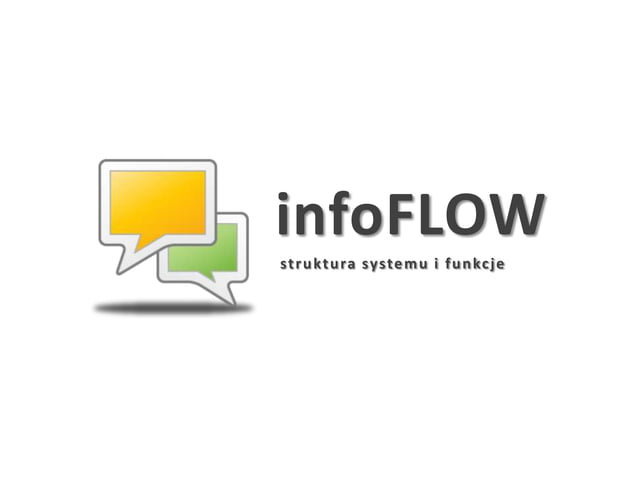 infoFLOW - struktura systemu i funkcje | PPT