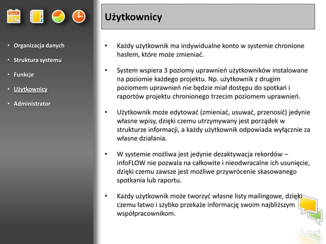 infoFLOW - struktura systemu i funkcje | PPT