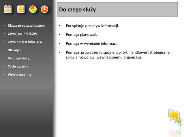 InfoFLOW - co to jest i dla kogo | PPT