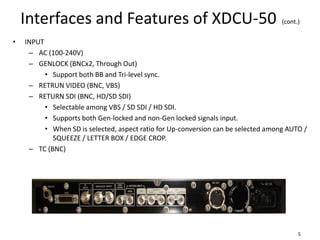Info for extension units for ex series | PPTX