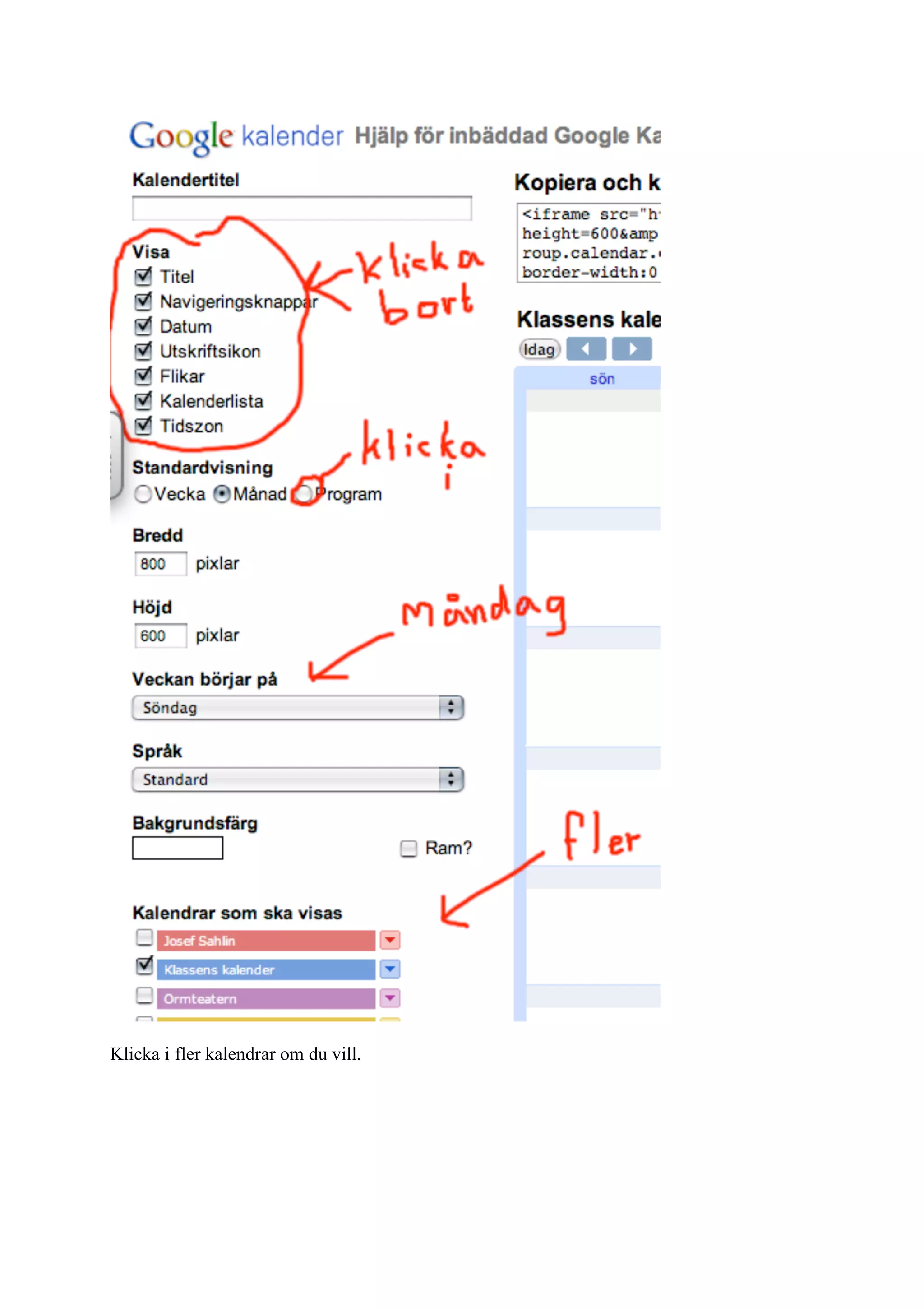 Infoga Kalender I Blogg | PDF