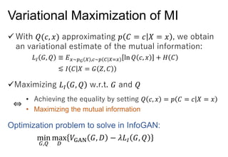 InfoGAN: Interpretable Representation Learning by Information ...