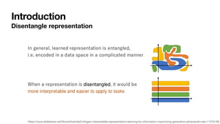 InfoGAN: Interpretable Representation Learning by Information Maximizing Generative Adversarial ...