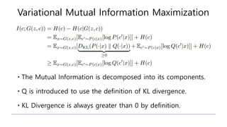 InfoGAN: Interpretable Representation Learning by Information Maximizing Generative Adversarial ...