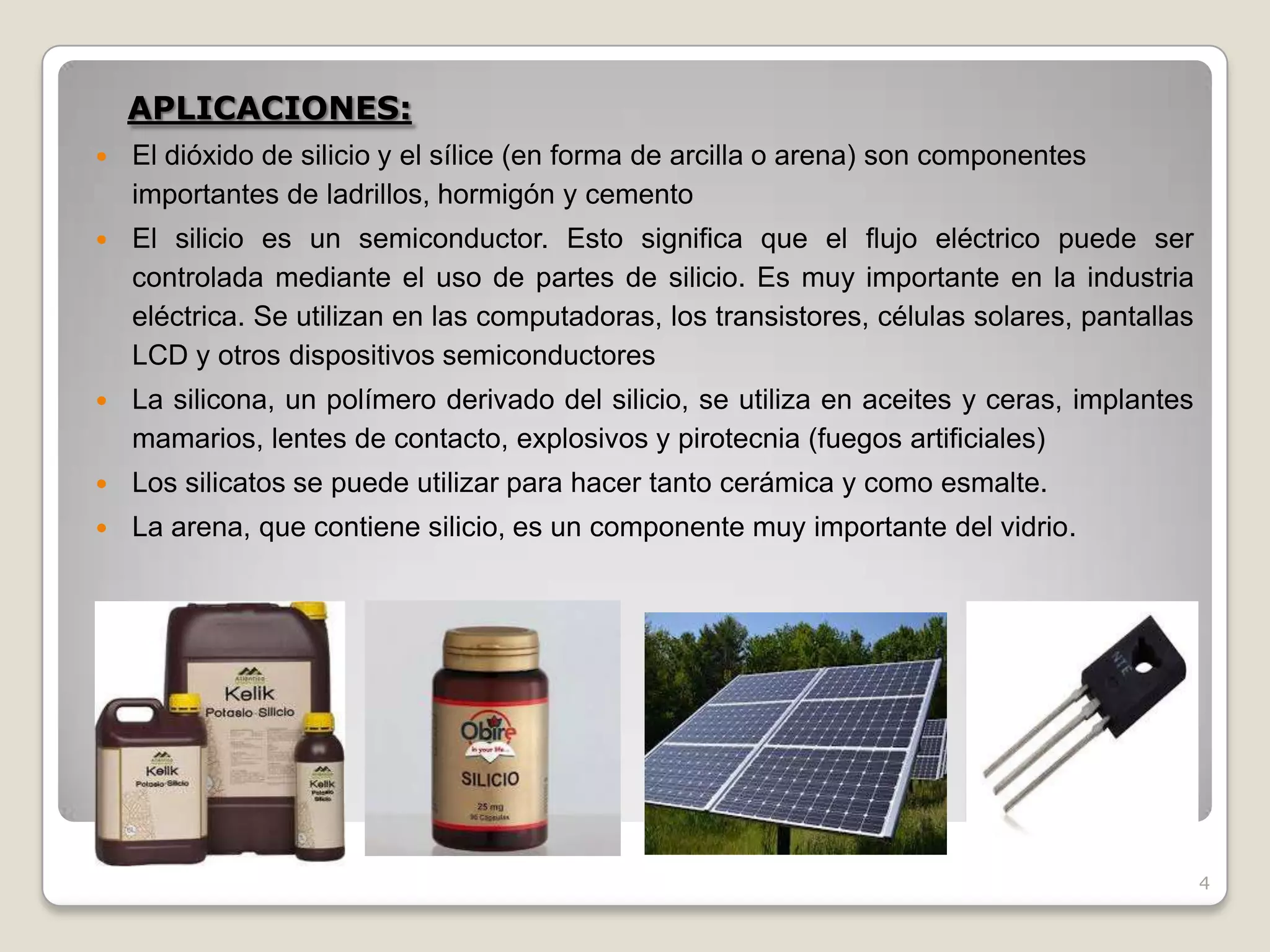 Infografía silicio-germanio-galio | PPTX