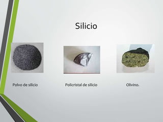Infografa silicio-germanio-galio | PPTX