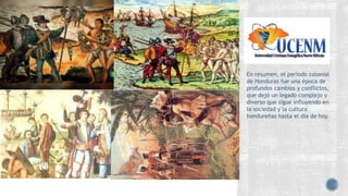 Infografía sobre los hechos relevantes del periodo colonial de Honduras ...