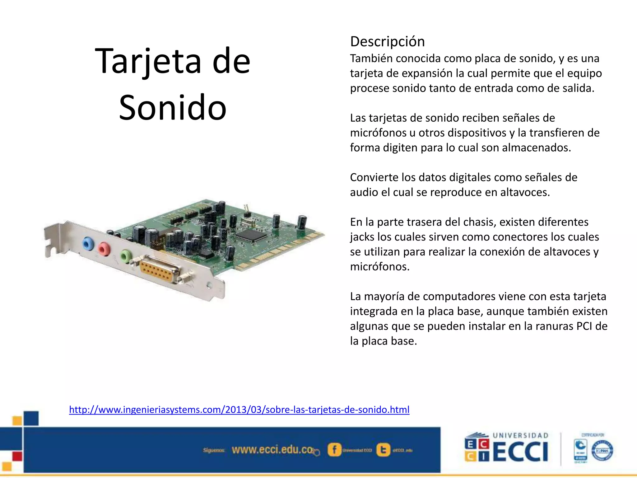 Infografia componentes internos | PPTX