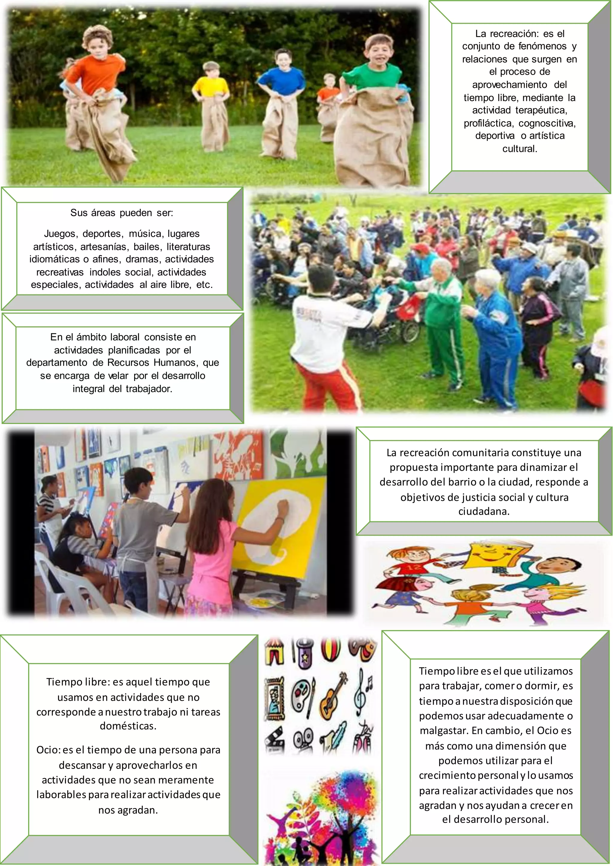 Infografia de recreacion y ocio | DOCX